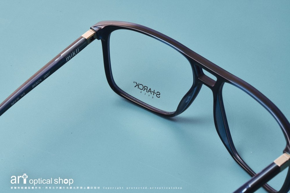STARCK BIOCITY SH3024極黑板料方框眼鏡 - 愛爾特眼鏡 | 您專屬的視光、配鏡諮詢師 | 台中眼鏡推薦